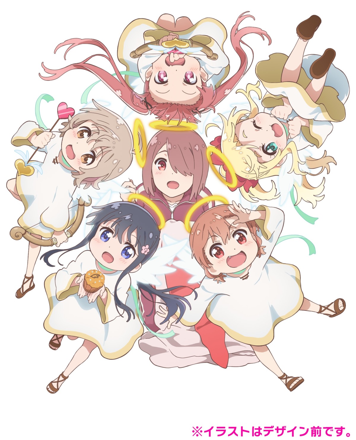 watashi ni tenshi ga maiorita! himesaka noa hoshino hinata hoshino miyako (wataten) konomori ...